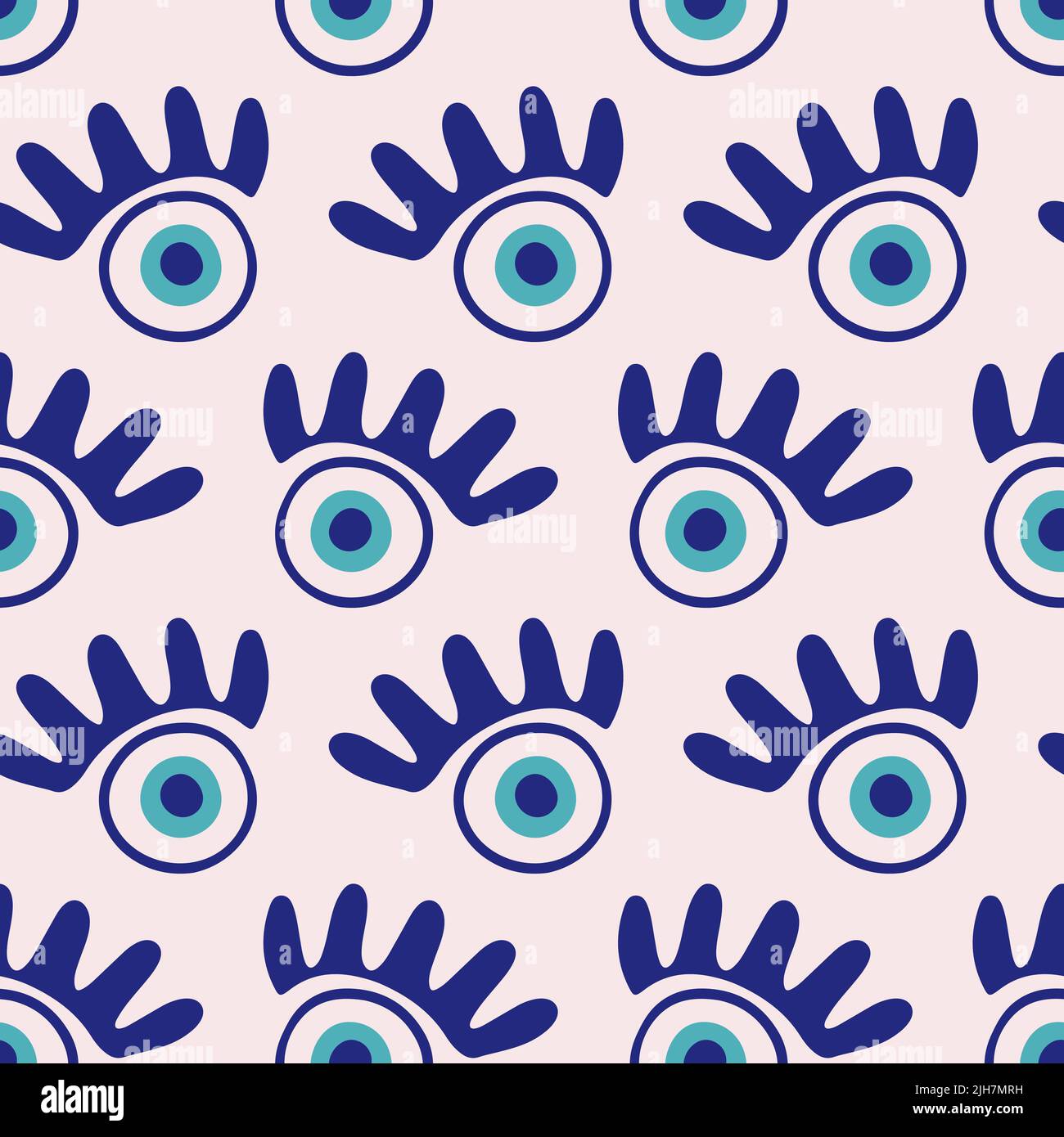 Evil eye seamless pattern Stock Vector Image & Art - Alamy