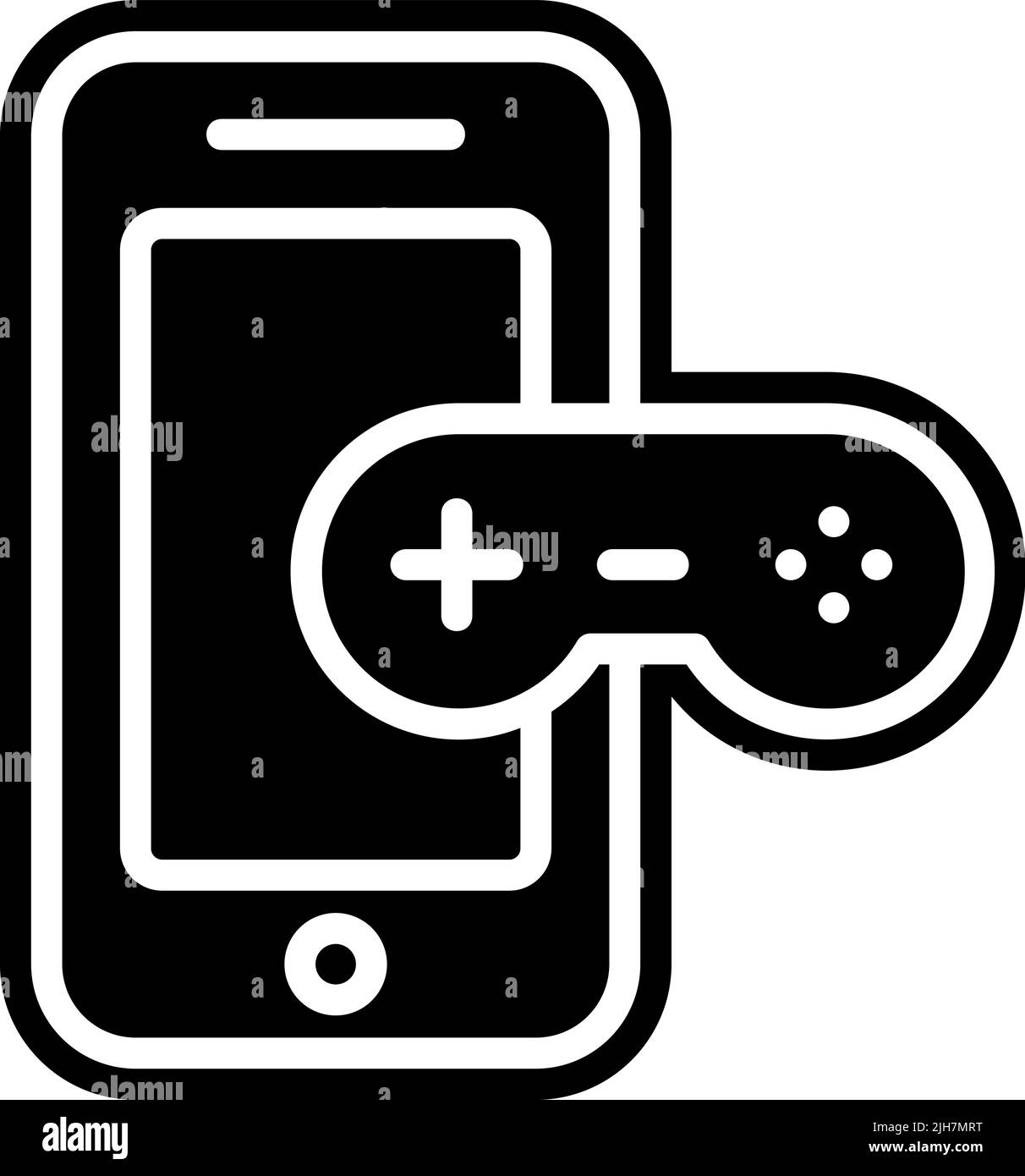 Phone gaming Black and White Stock Photos & Images - Alamy
