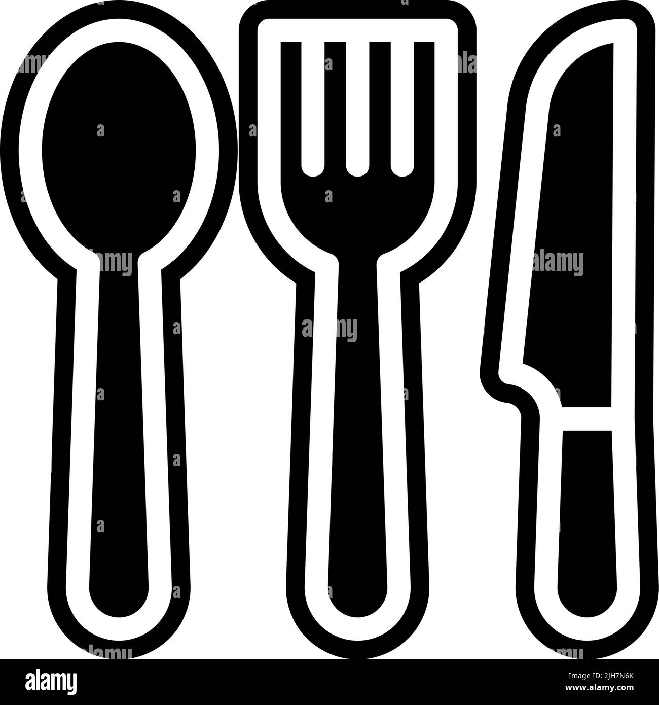 Restaurant cutlery icon Stock Vector Image & Art - Alamy