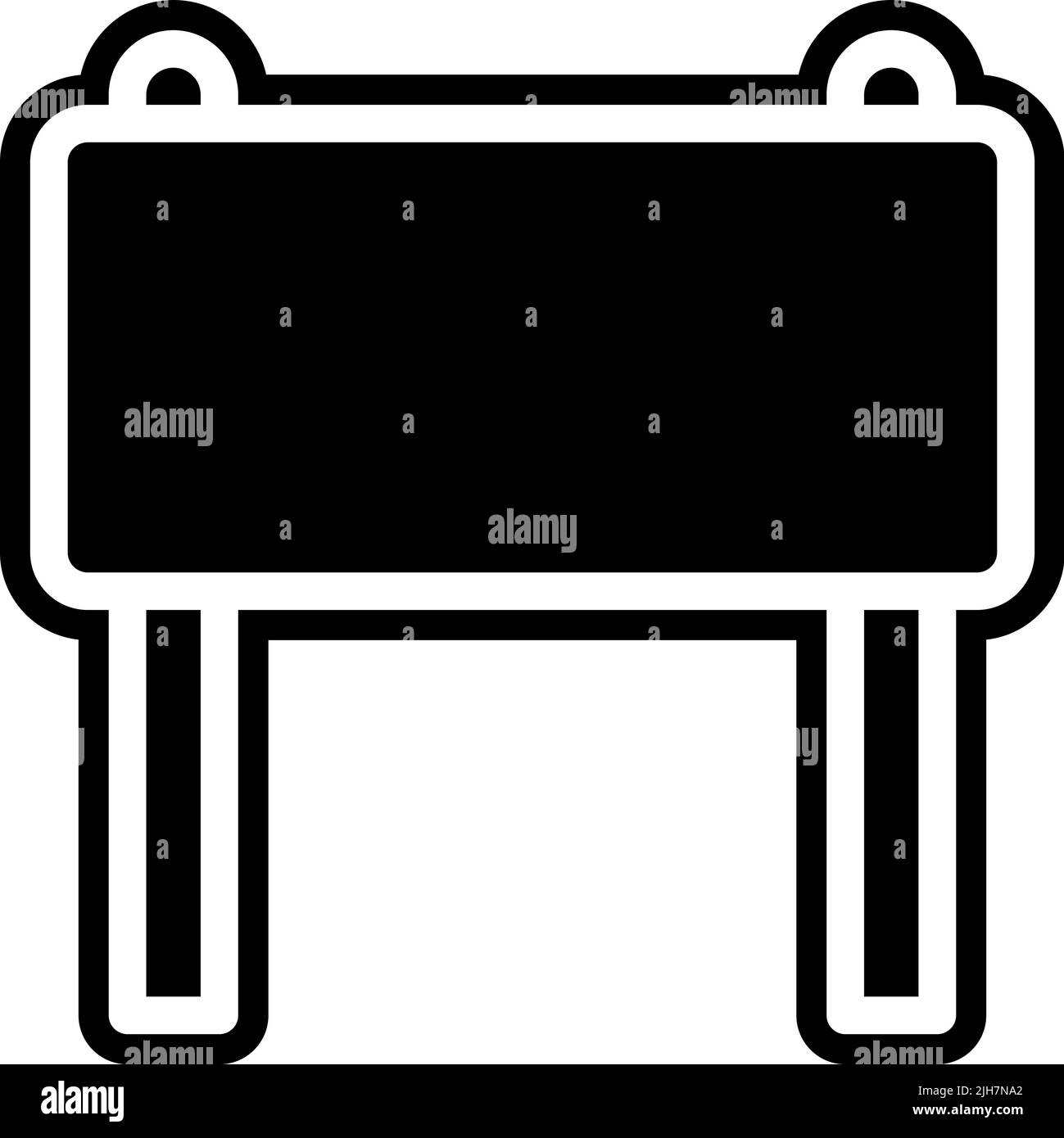 Sign poster billboard notice placard Stock Vector Images - Alamy