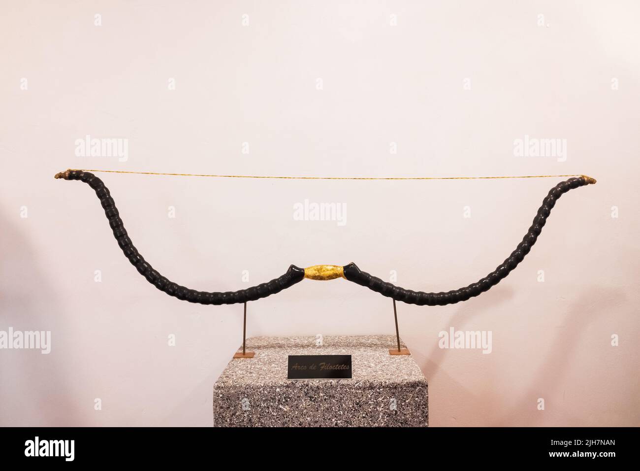 Replica of the arch of Philoctetes, a character from Greek mythology ...