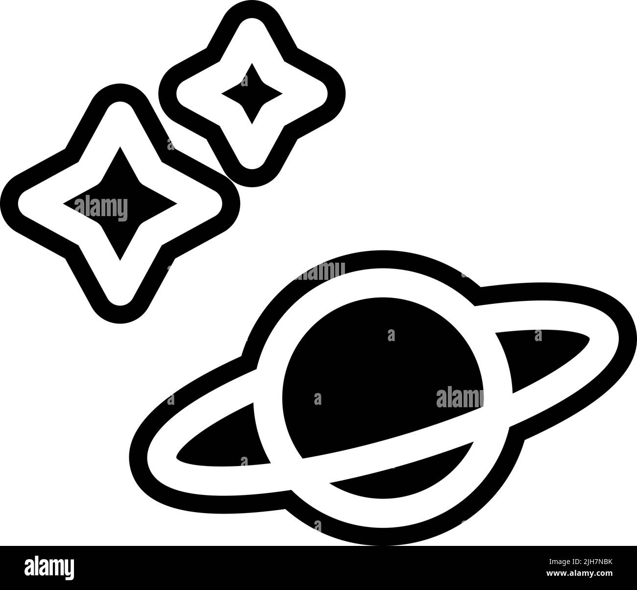 Science saturn icon Stock Vector Image & Art - Alamy