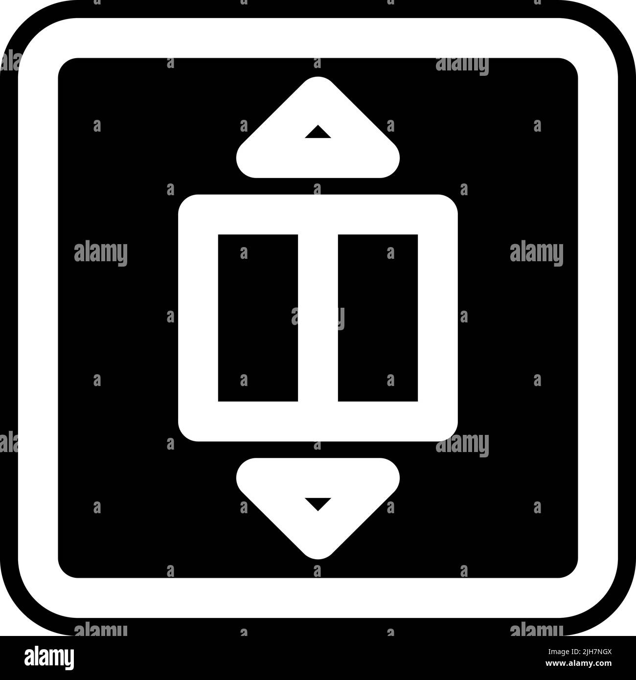 Signal and prohibition elevator icon Stock Vector Image & Art - Alamy