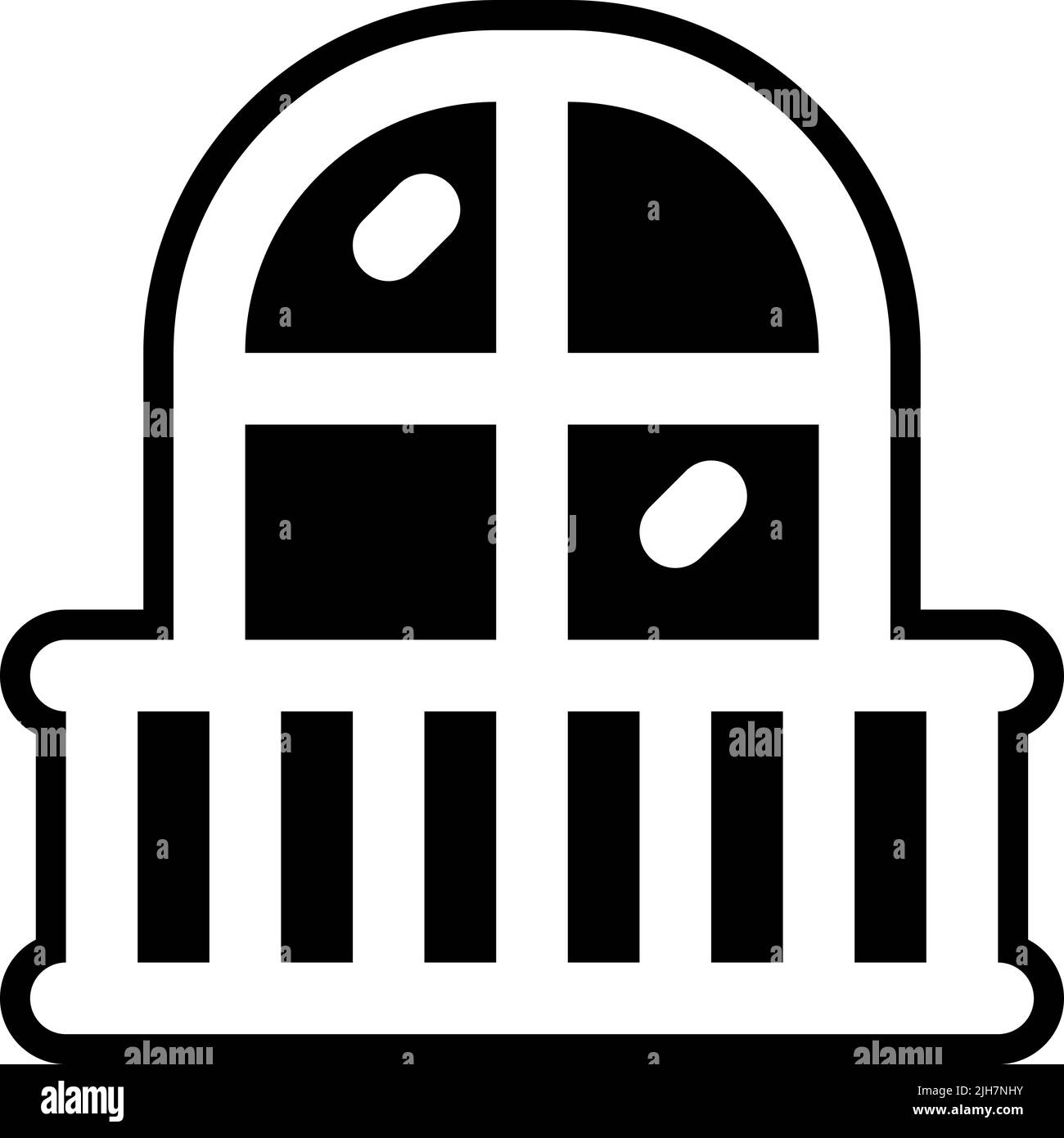 Real estate property illustration Black and White Stock Photos & Images ...