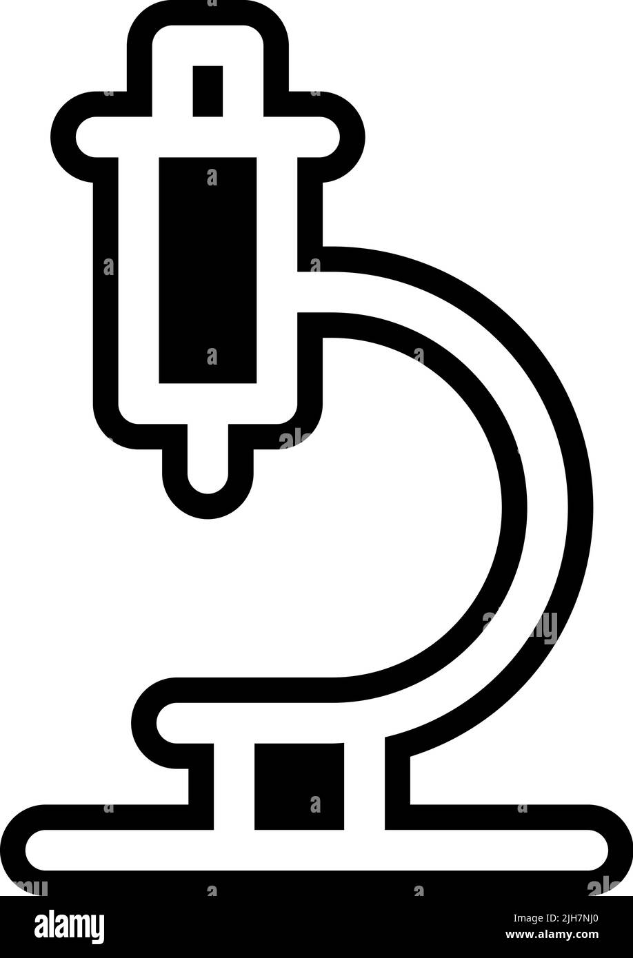 Science microscope icon Stock Vector Image & Art - Alamy