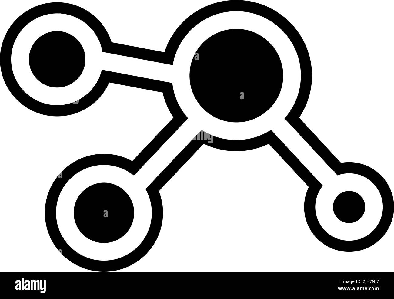 Science molecule icon Stock Vector Image & Art - Alamy