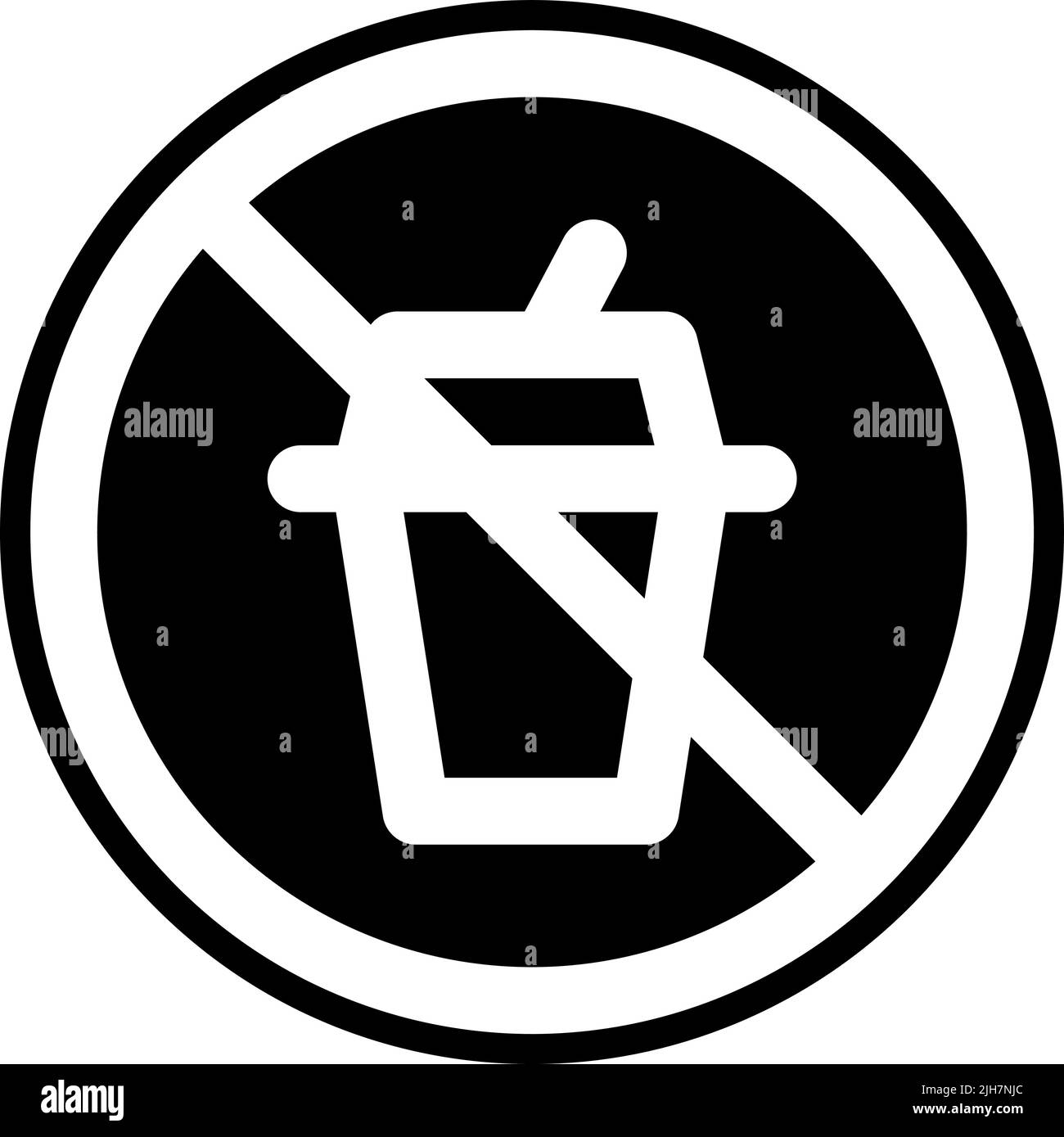 Signal and prohibition no drink icon Stock Vector Image & Art - Alamy