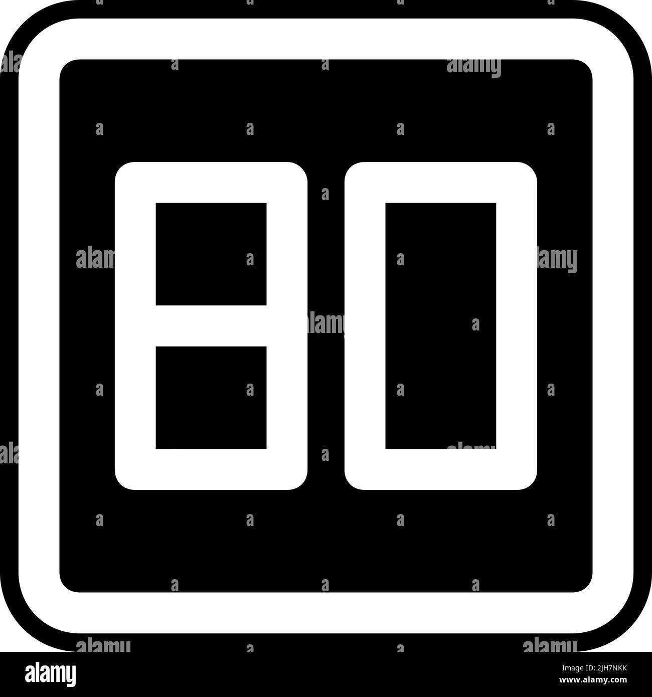 Signal and prohibition speed limit icon Stock Vector Image & Art - Alamy