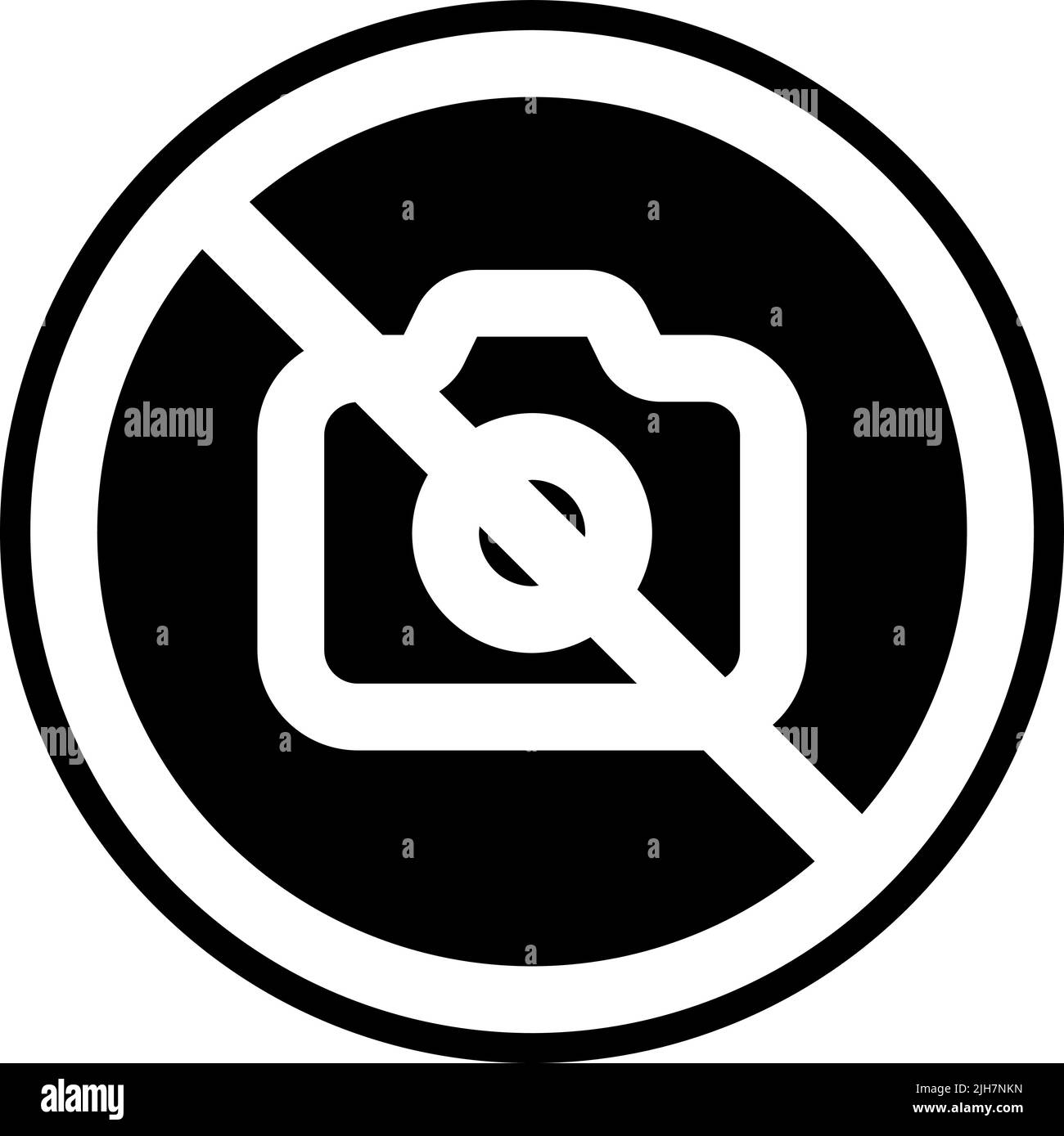 Prohibition signs set no Black and White Stock Photos & Images - Alamy