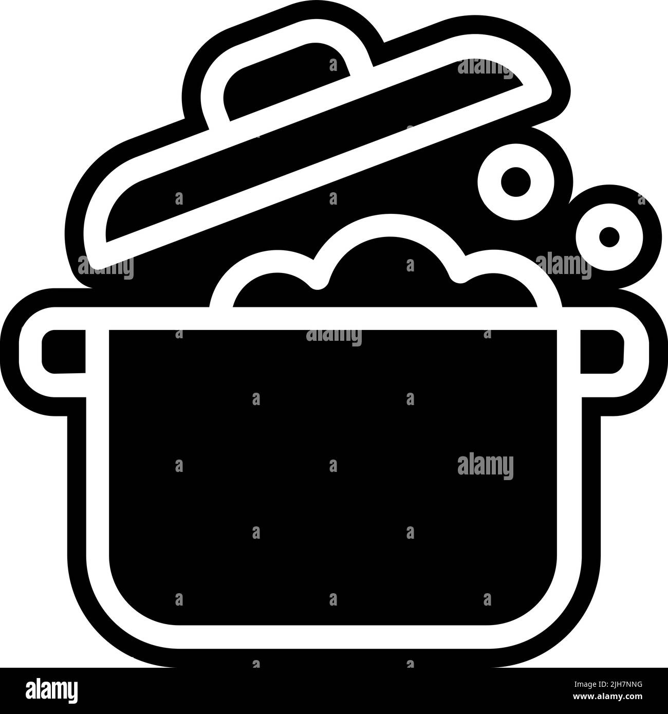 Restaurant cooking pot icon Stock Vector Image & Art - Alamy