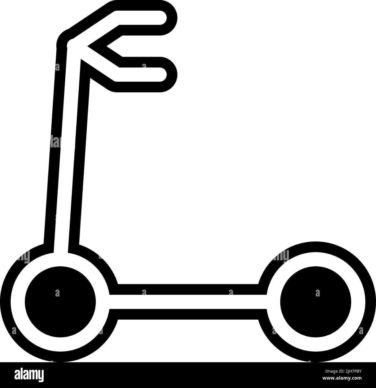 Female motor scooter rider Stock Vector Images - Alamy