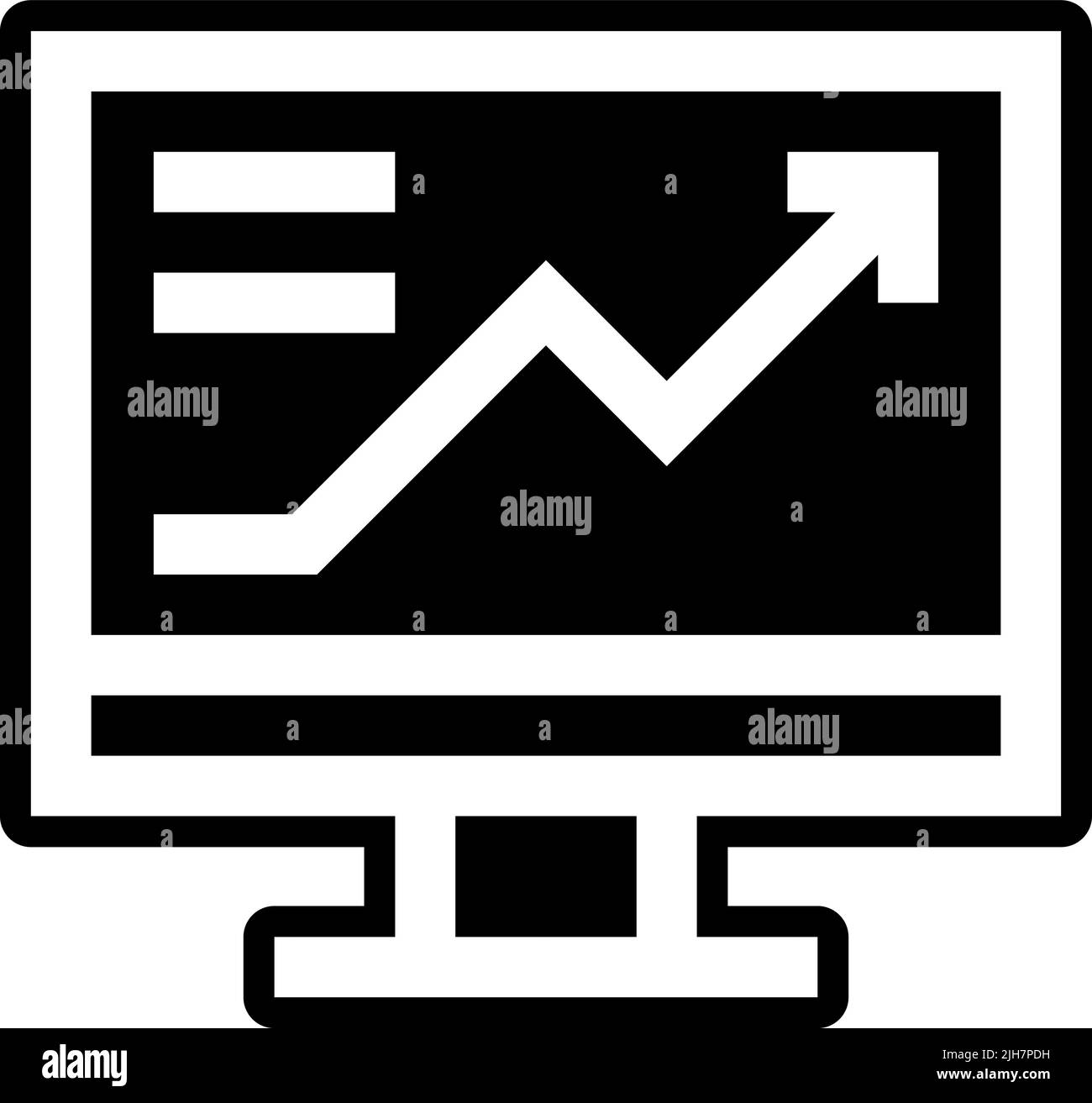 Team management line graph icon Stock Vector Image & Art - Alamy