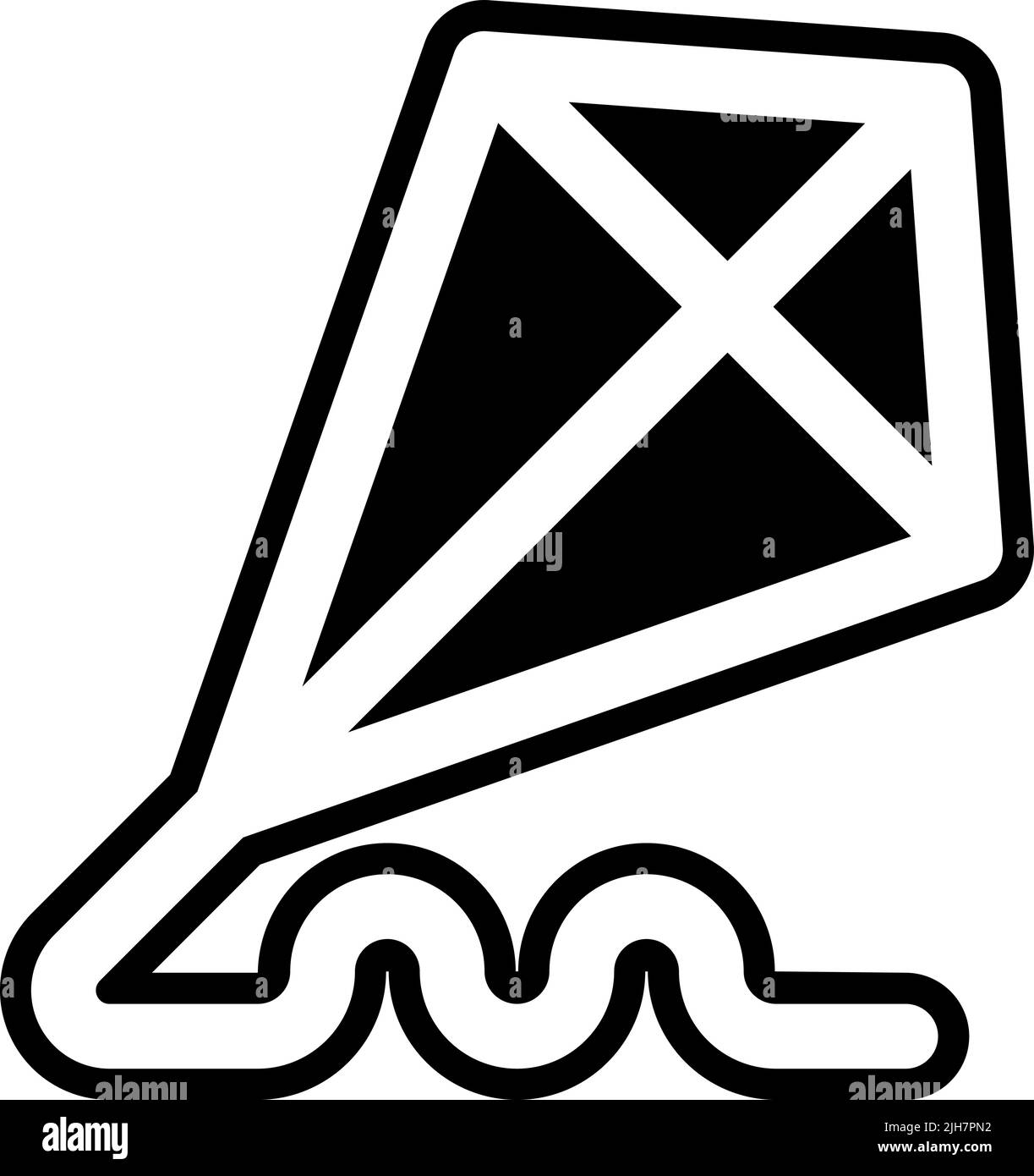 Kite shore Stock Vector Images - Alamy