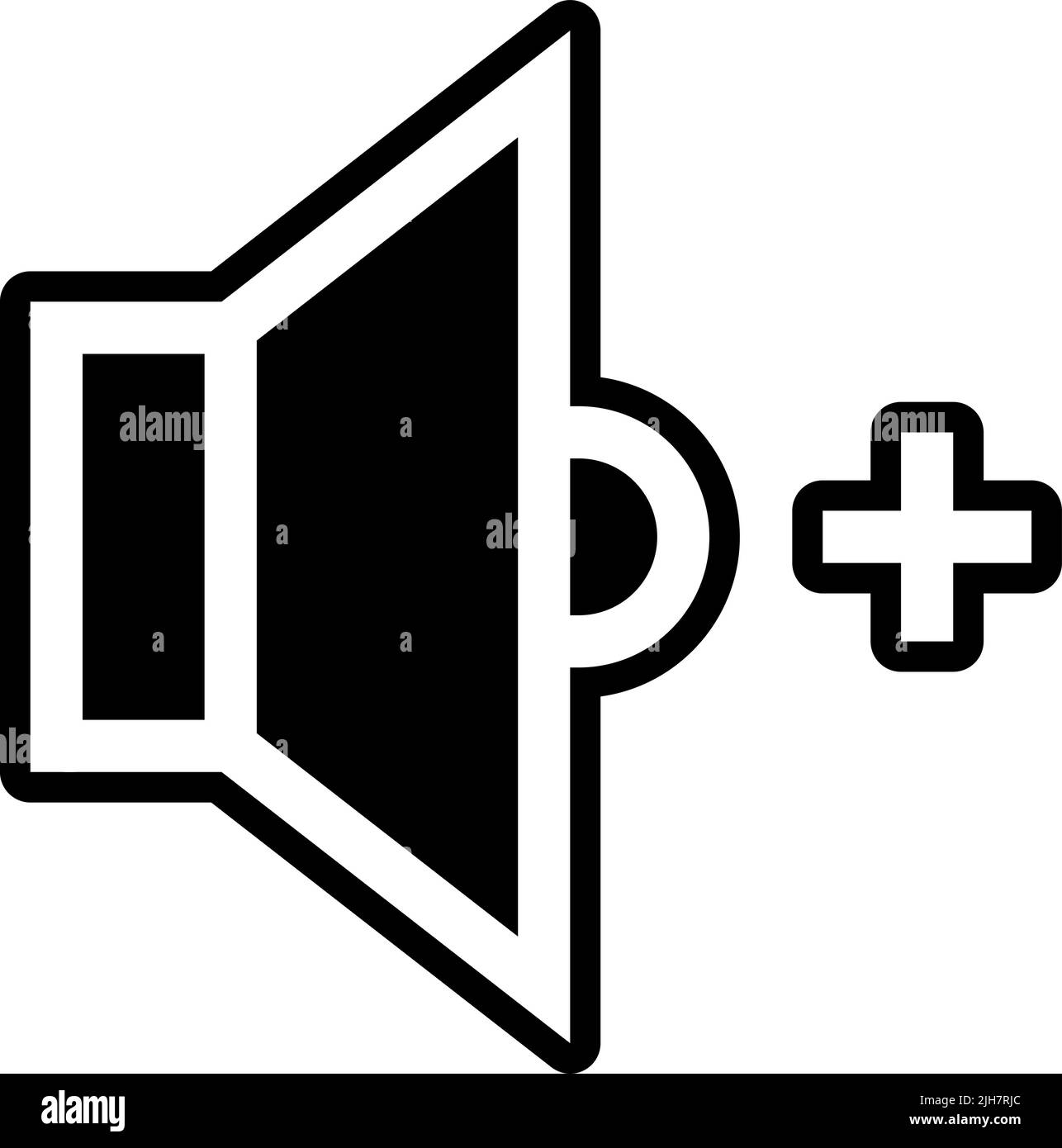 User interface volume up icon Stock Vector Image & Art - Alamy