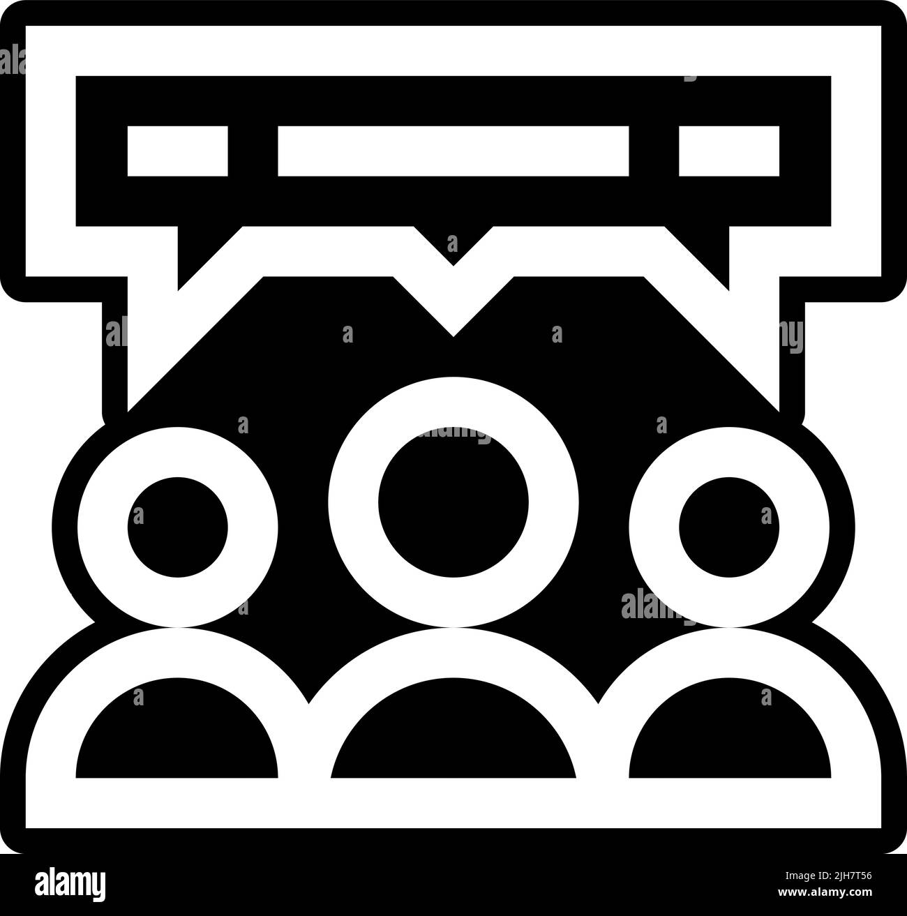 Team management team meeting icon Stock Vector Image & Art - Alamy