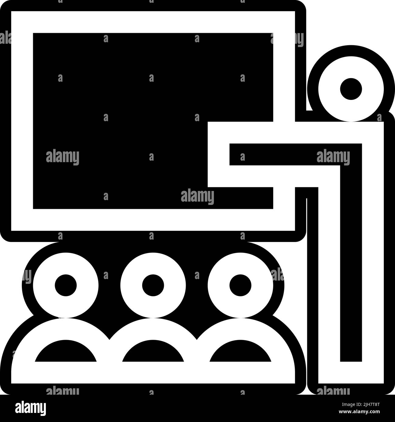 Training icon Black and White Stock Photos & Images - Alamy