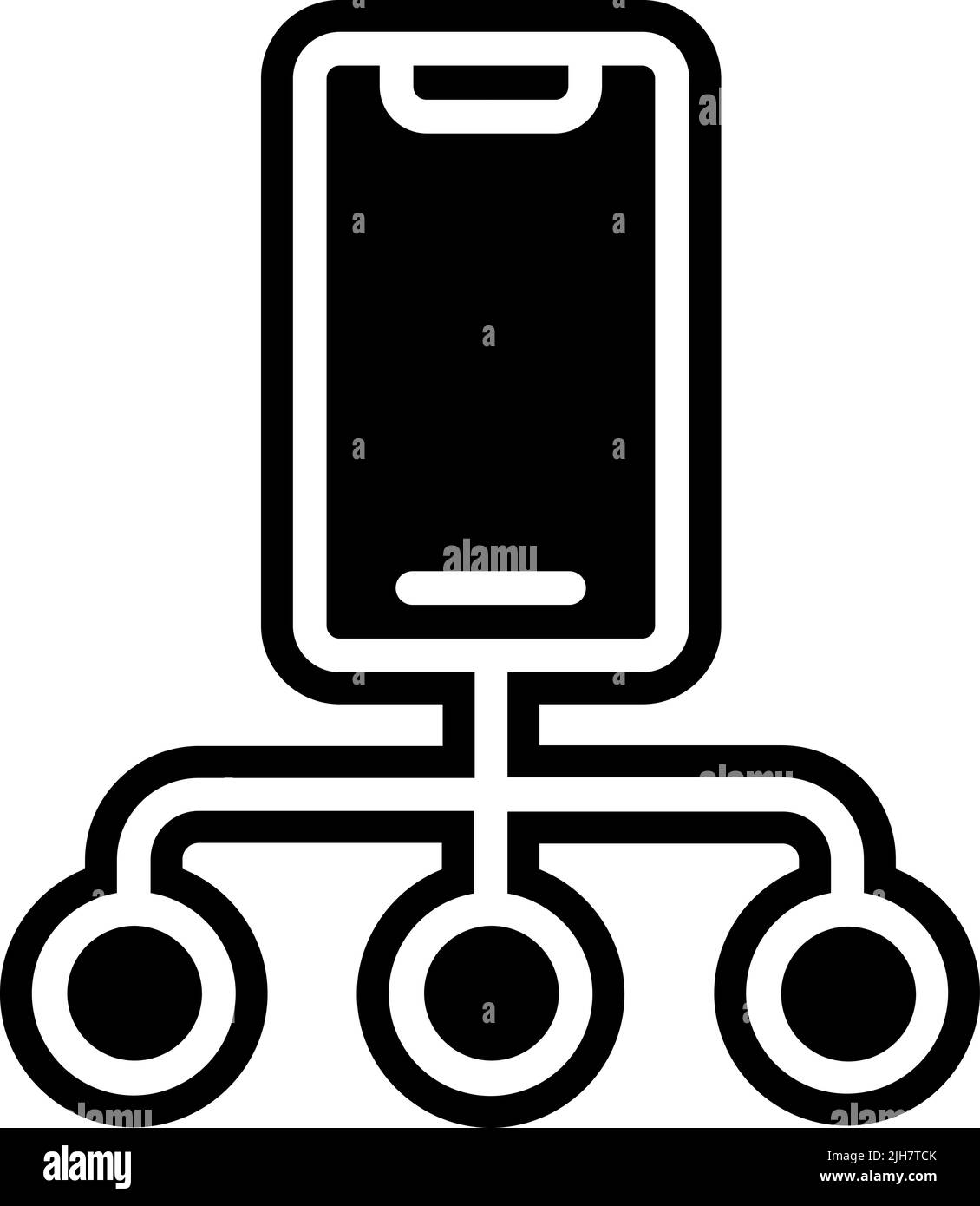 Technology Cellular Phone Icon Stock Vector Image And Art Alamy