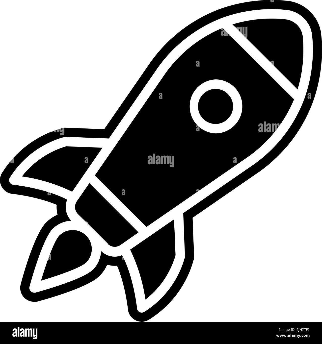 Rocket ship icon isometric Stock Vector Images - Alamy