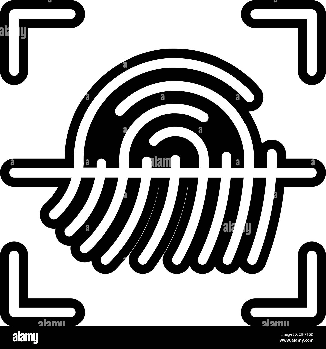 Technology finger scanner icon Stock Vector Image & Art - Alamy