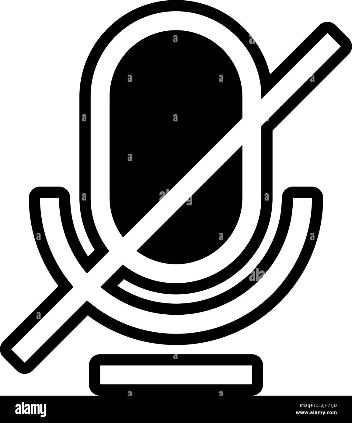 User interface silent icon Stock Vector Image & Art - Alamy