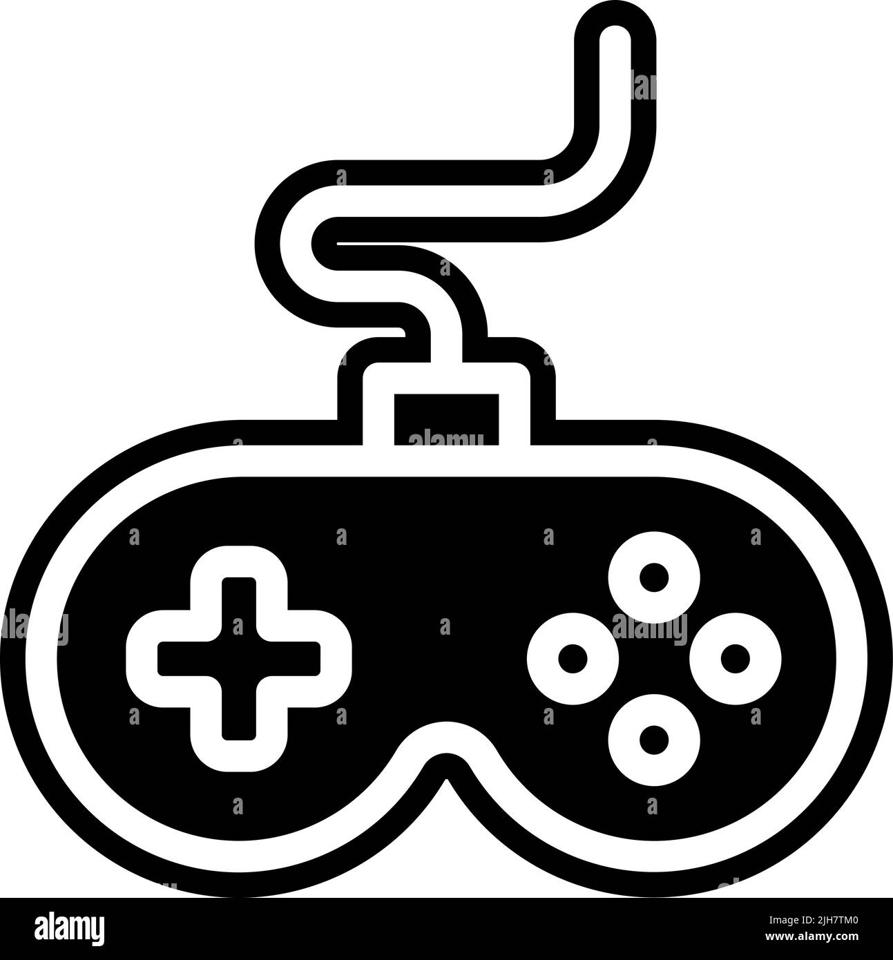 Gamepad pattern game joystick Cut Out Stock Images & Pictures - Alamy