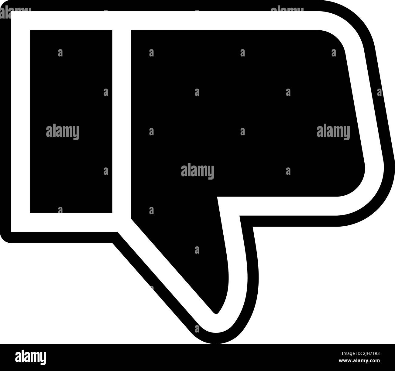 User interface dislike icon Stock Vector Image & Art - Alamy