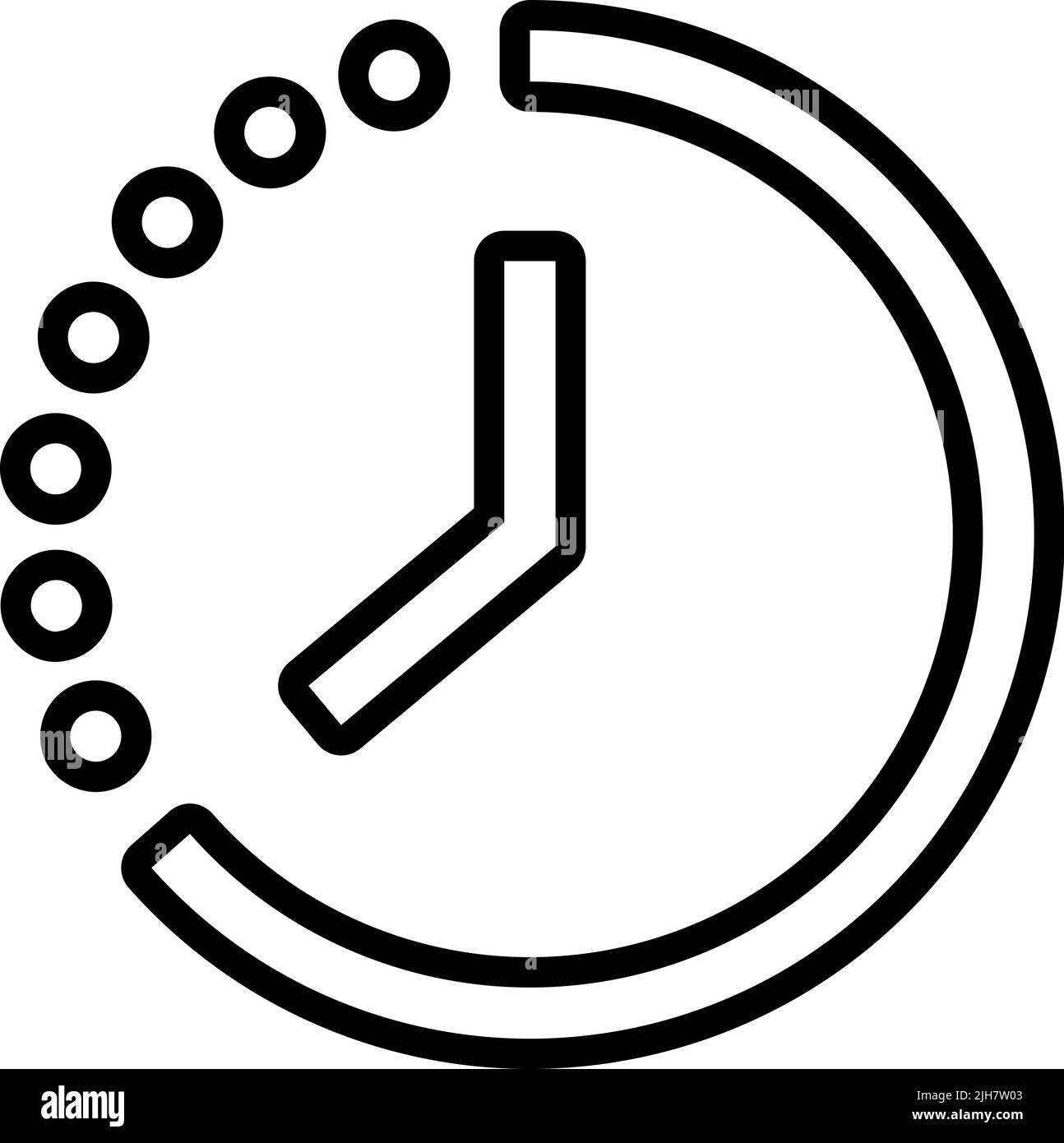 User interface wall clock icon Stock Vector Image & Art - Alamy