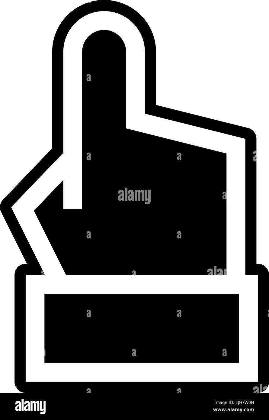 Finger clicking on phone Stock Vector Images - Alamy