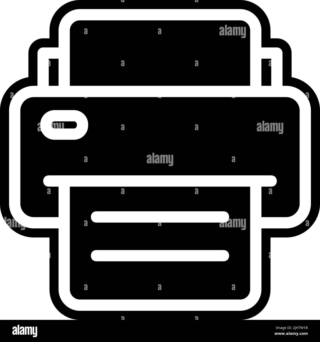 Workplace printer Stock Vector Images - Alamy