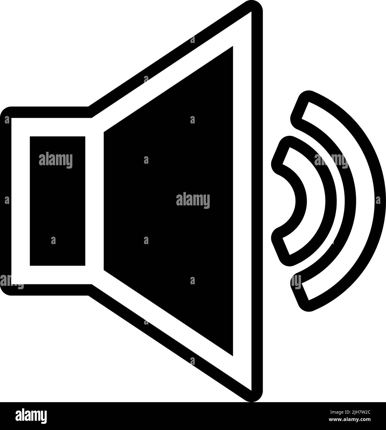 User interface speaker icon Stock Vector Image & Art - Alamy