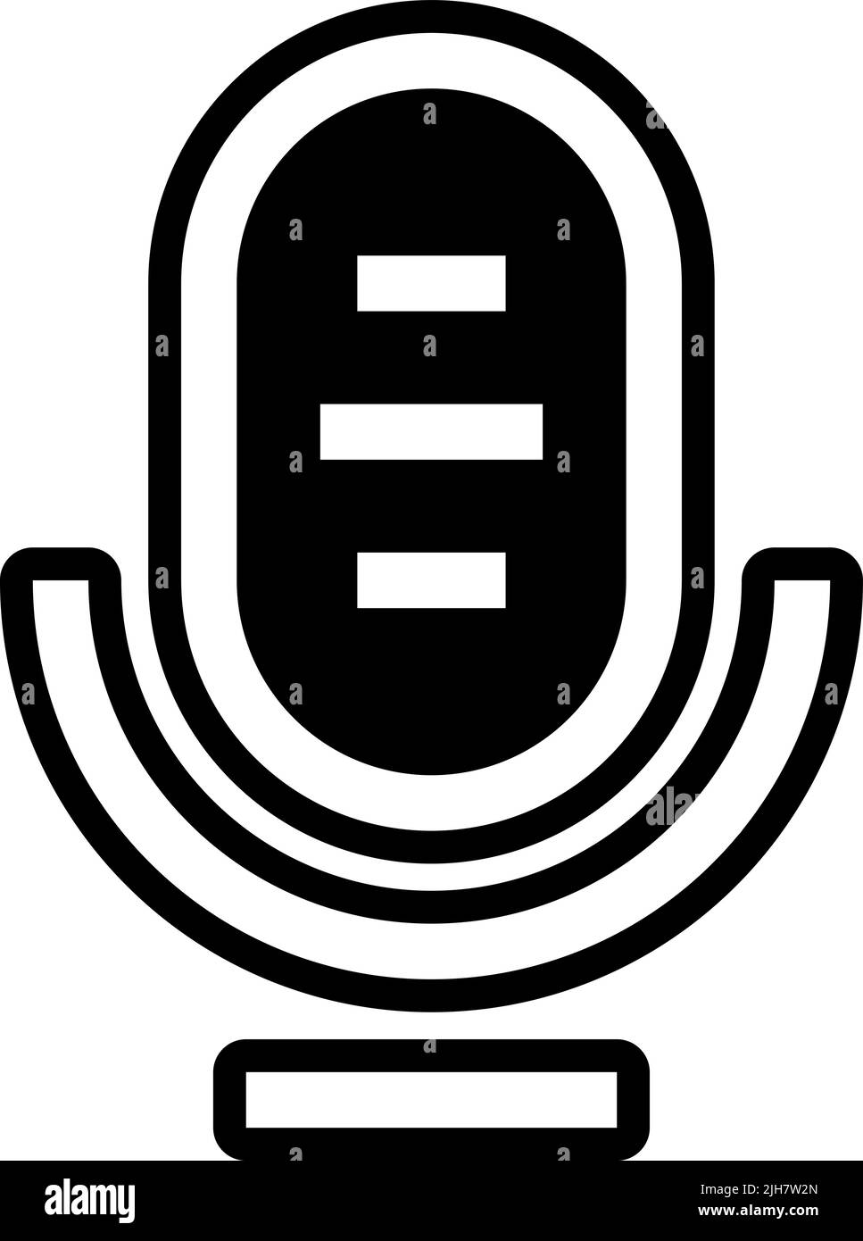 User interface microphone icon Stock Vector Image & Art - Alamy