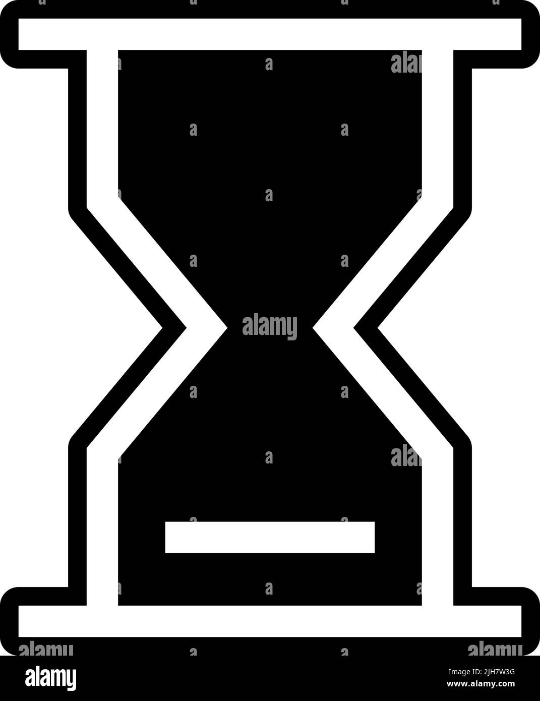 Sandglass arrow Black and White Stock Photos & Images - Alamy