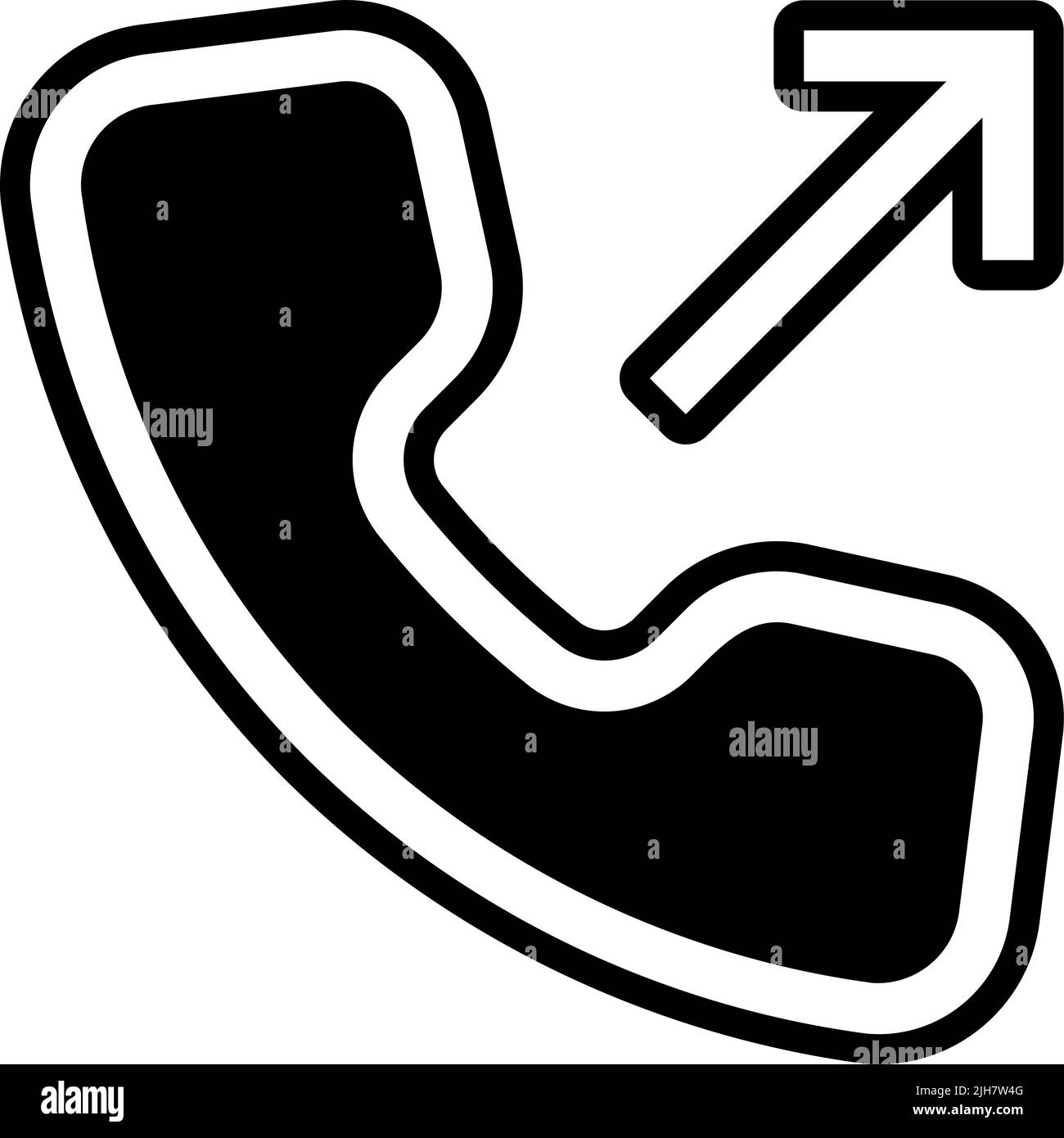 User interface outgoing call icon Stock Vector Image & Art - Alamy