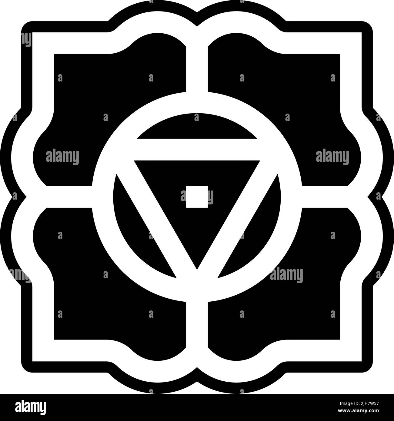 Yoga chakra icon Stock Vector Image & Art - Alamy