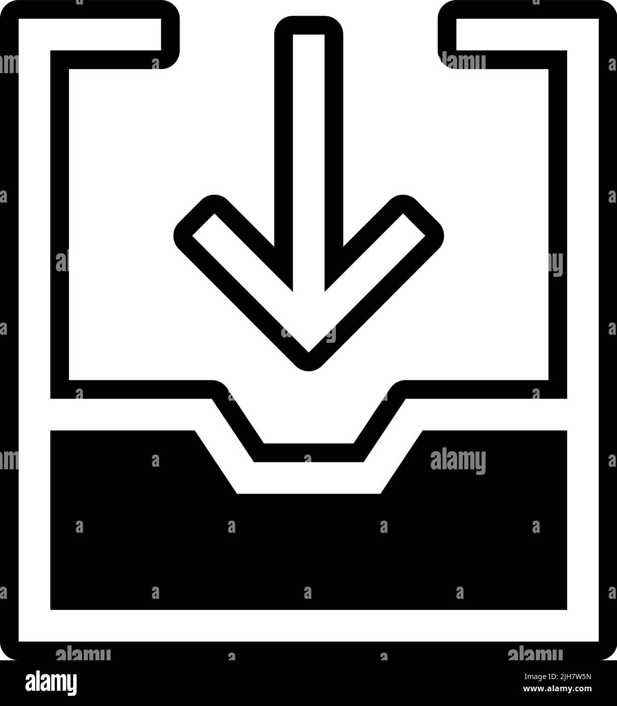 Homepage user interface blue Stock Vector Images - Alamy