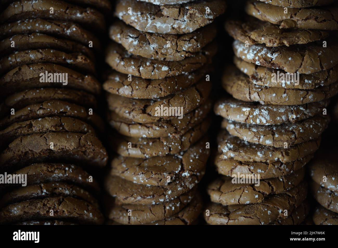 Black white chocolate chip biscuits hi-res stock photography and images ...