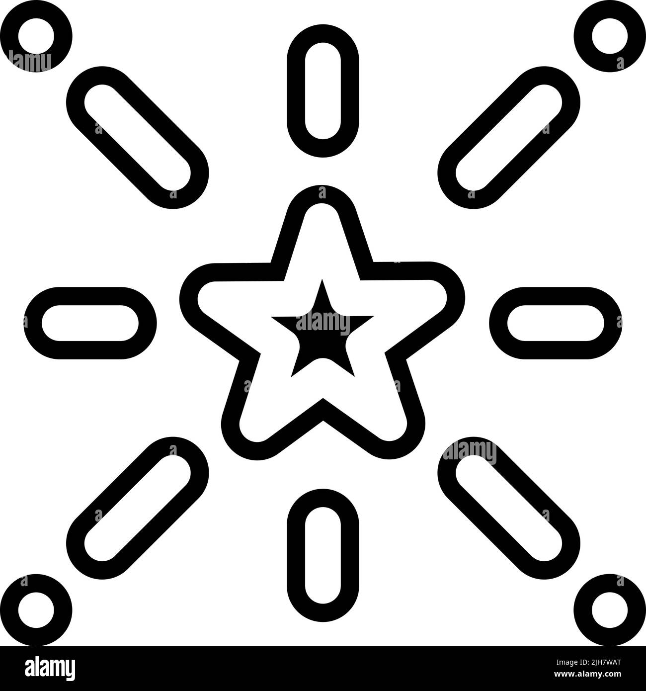 Awards fireworks icon Stock Vector Image & Art - Alamy