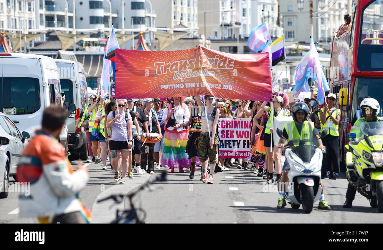 Uk trans pride hi-res stock photography and images - Alamy