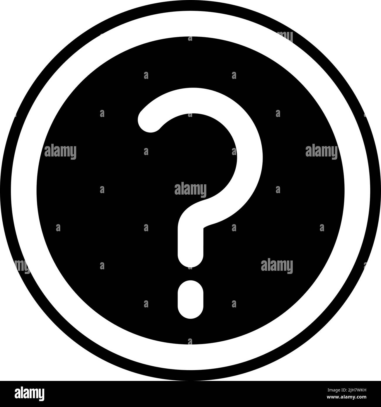 User interface question mark icon Stock Vector Image & Art - Alamy