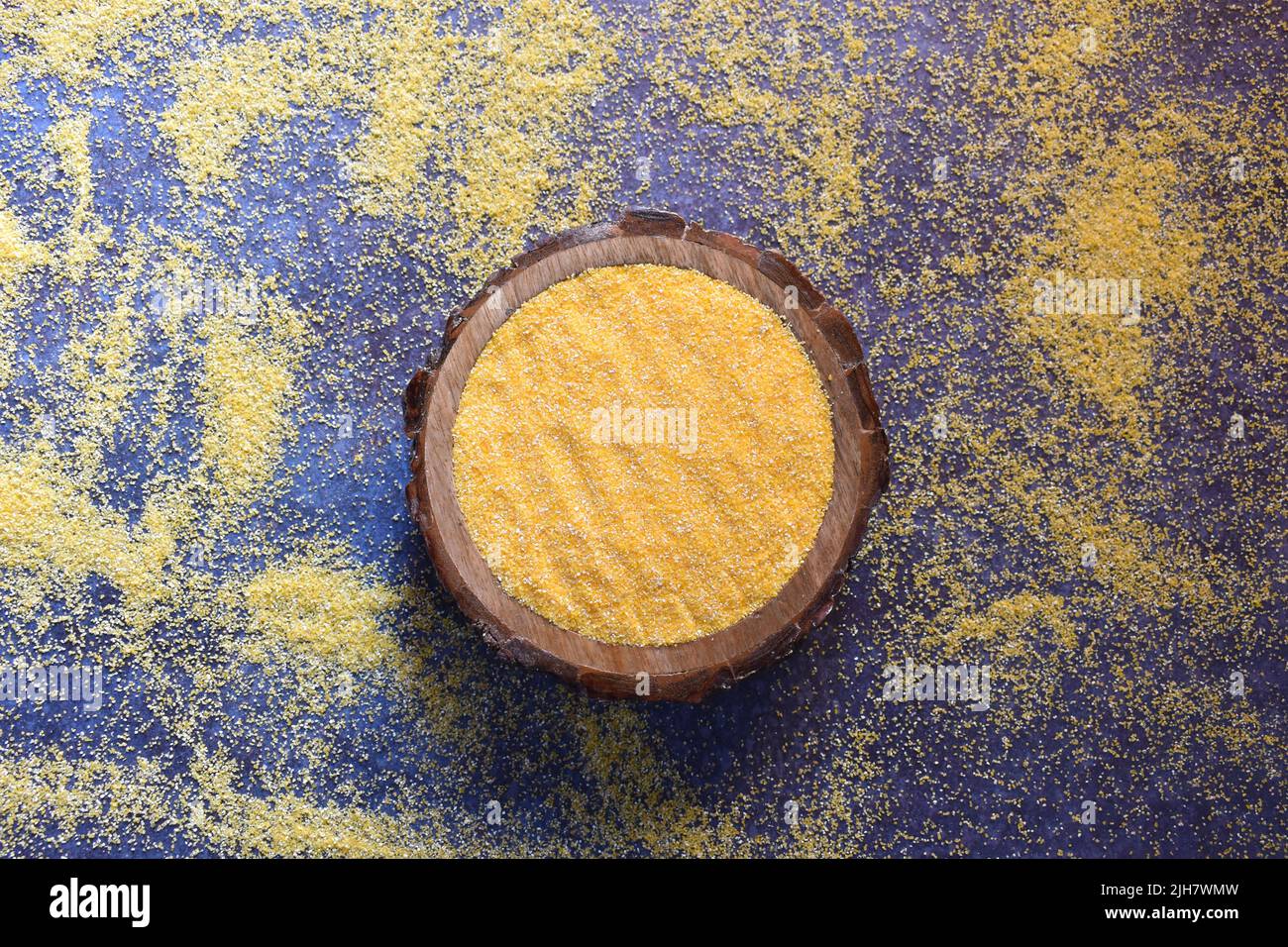 Raw coarse dried corn semolina hi-res stock photography and images - Alamy