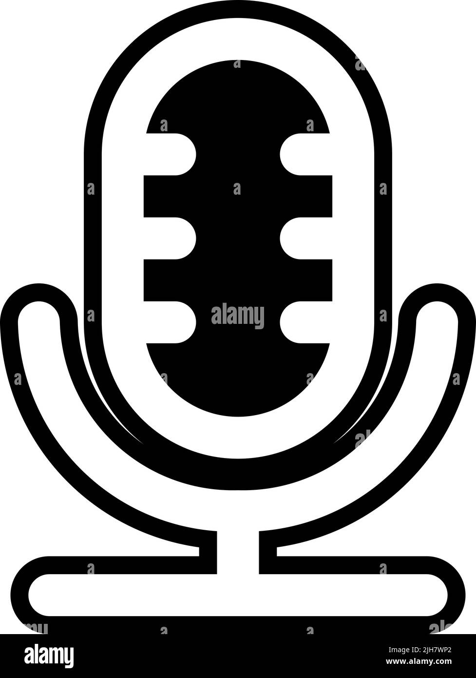 User interface microphone icon Stock Vector Image & Art - Alamy