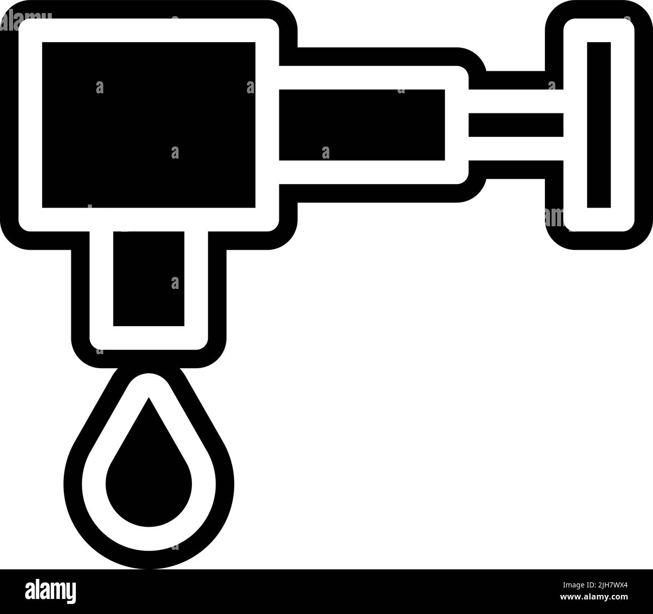 Water faucet water faucet icon Stock Vector Image & Art - Alamy