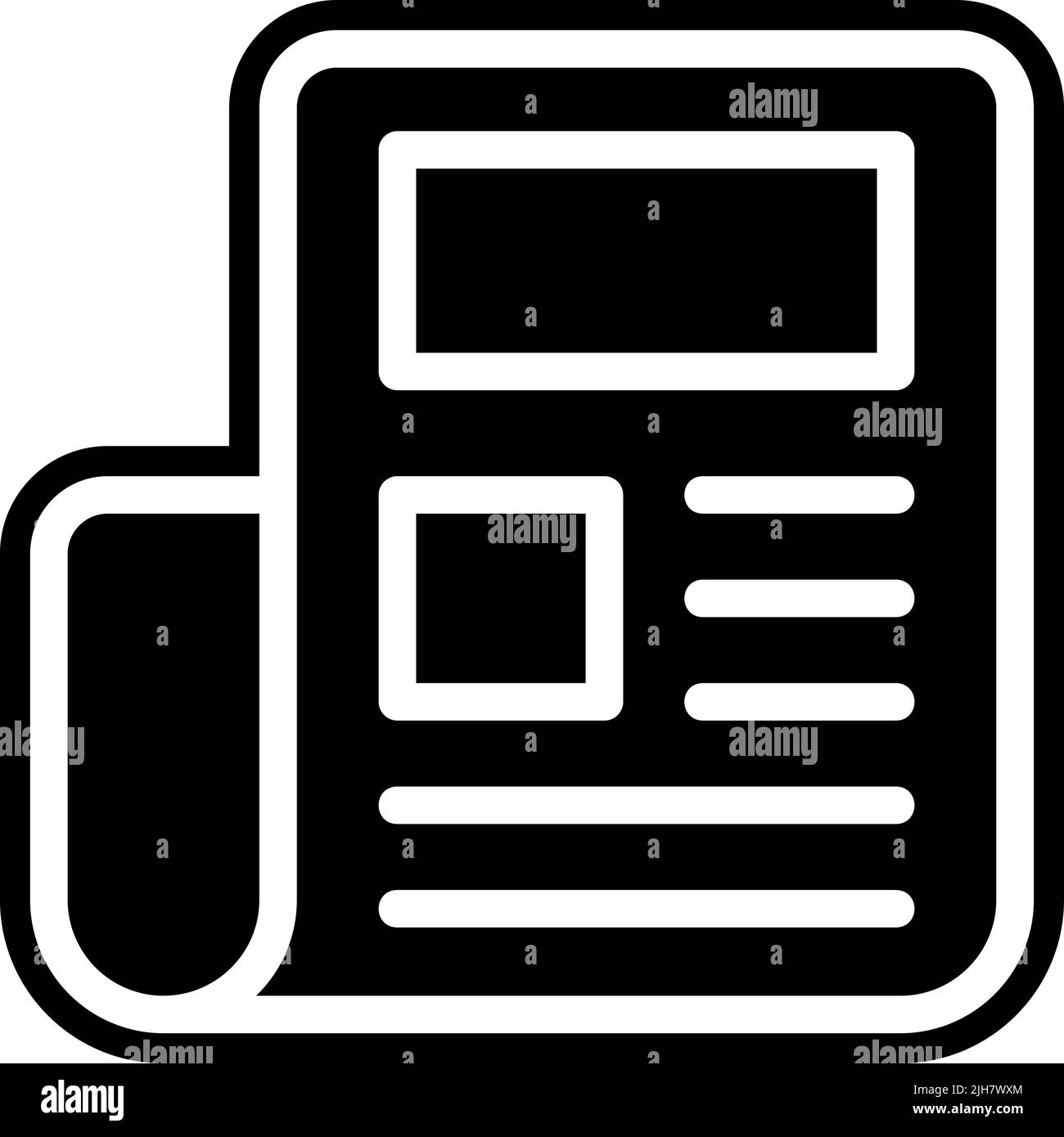 Workplace newspaper icon Stock Vector Image & Art - Alamy