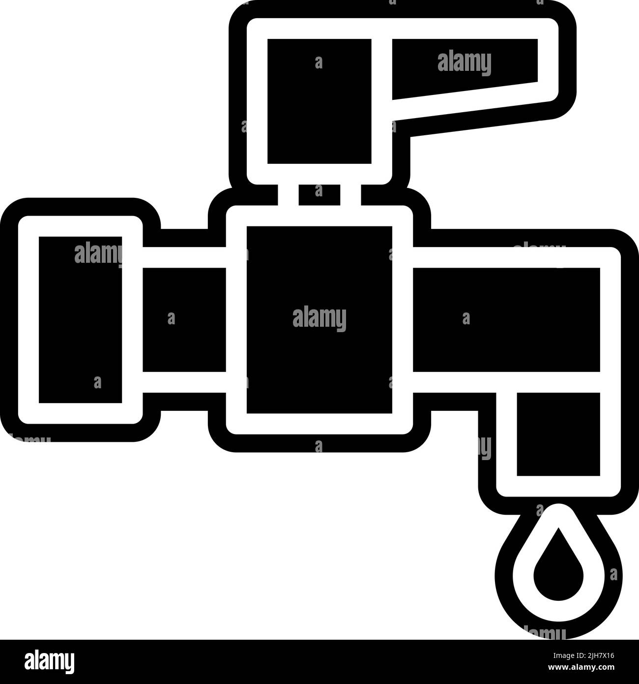 Water faucet water faucet icon Stock Vector Image & Art - Alamy