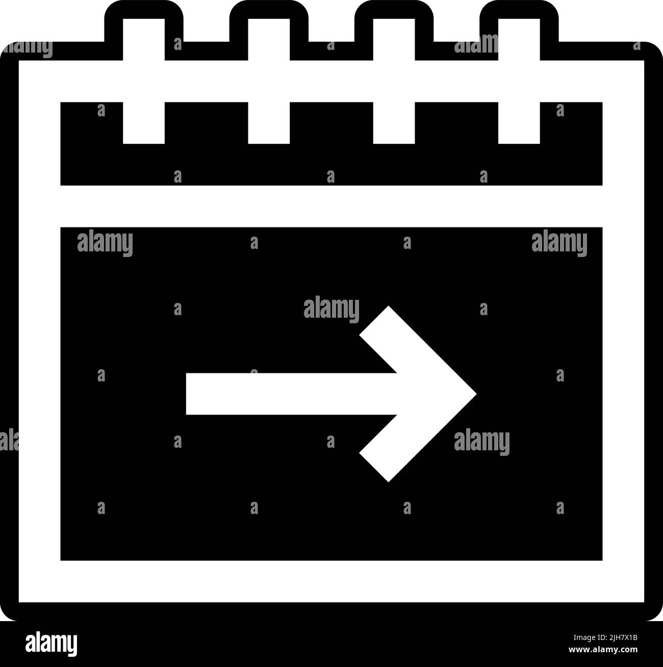 Calendar next week icon Stock Vector Image & Art - Alamy