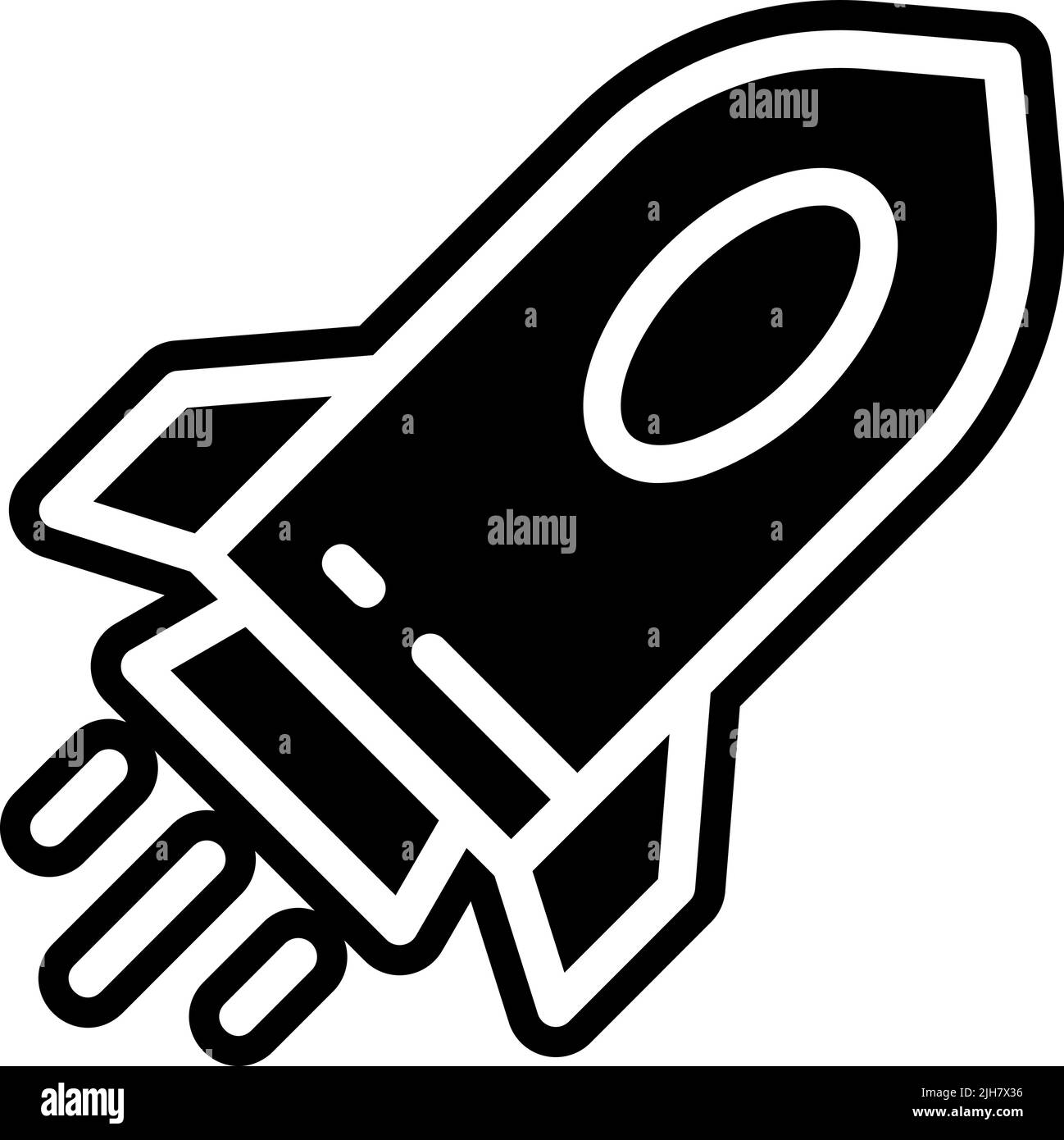 Video game elements rocket icon Stock Vector Image & Art - Alamy