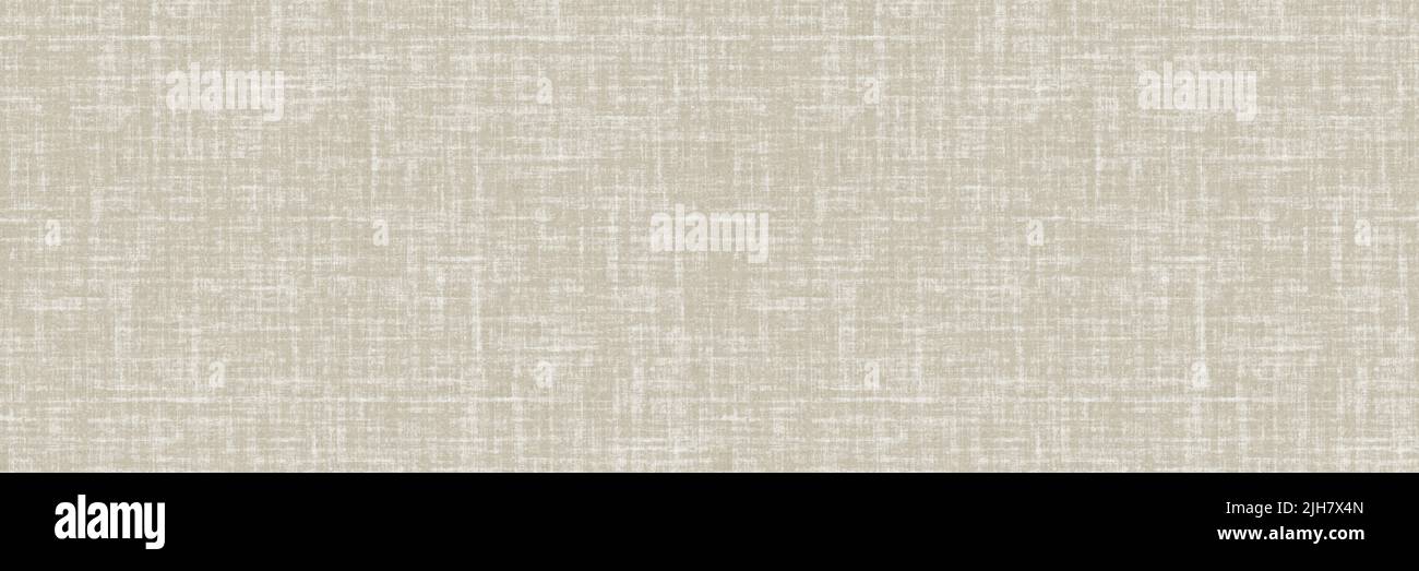 Detailed woven linen grunge texture horizontal background. Grey beige ...