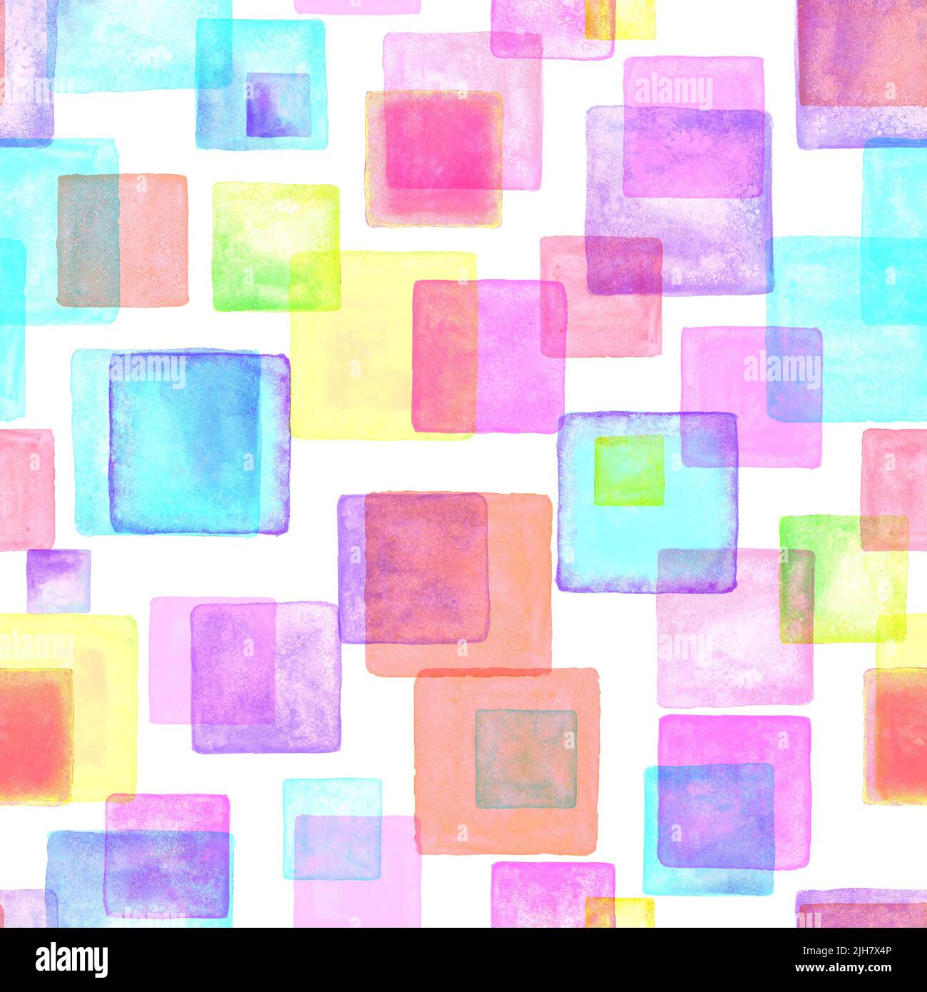 Contemporary art seamless pattern background. Abstract grunge square ...