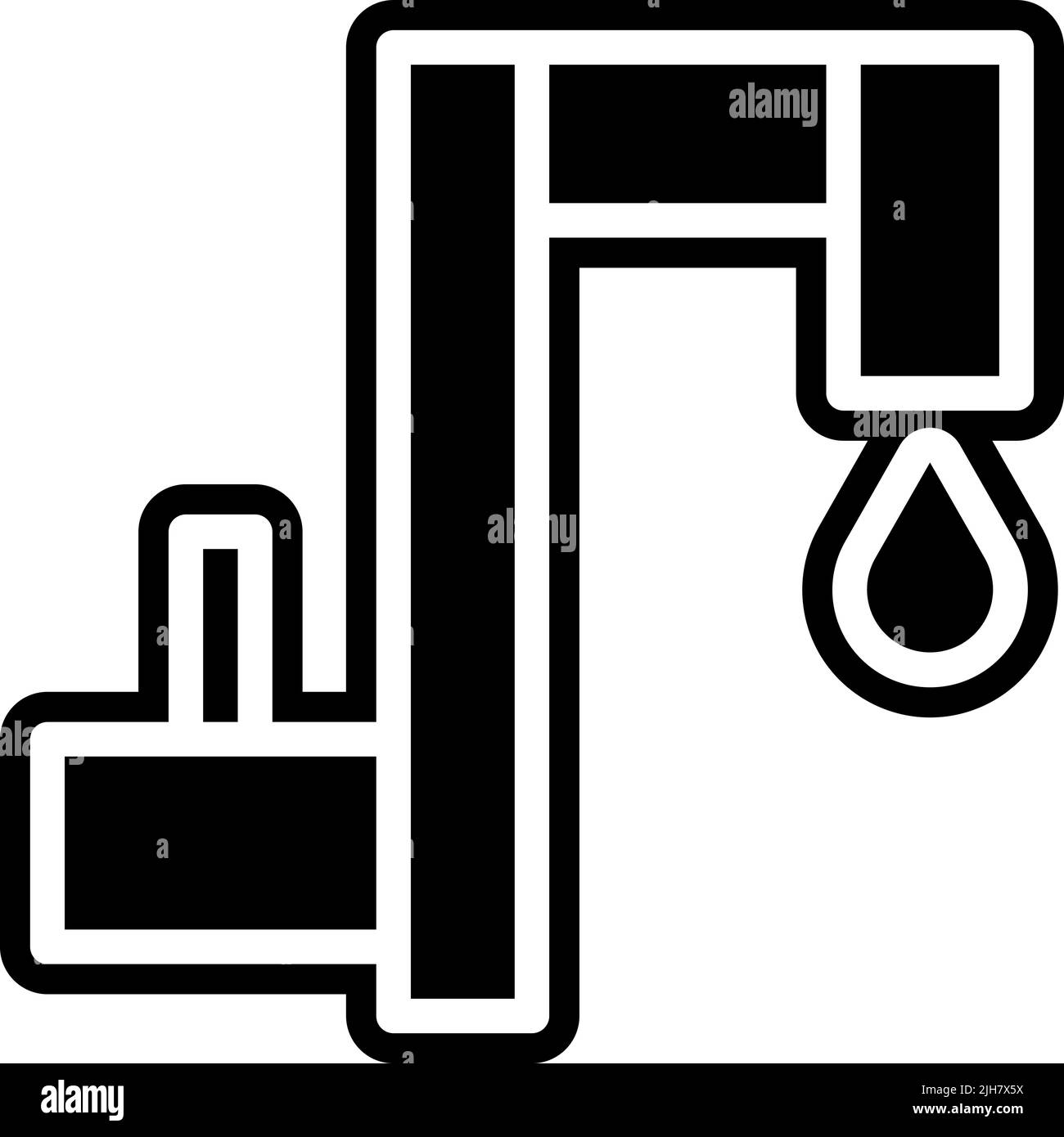 Water faucet water faucet icon Stock Vector Image & Art - Alamy