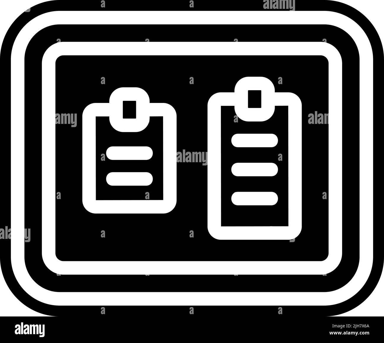 Workplace noticeboard icon Stock Vector Image & Art - Alamy